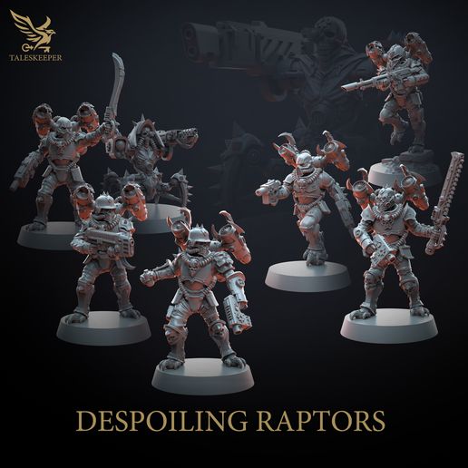 🔨 DESPOILING RAPTORS・ 3D File for 3D printing・Cults