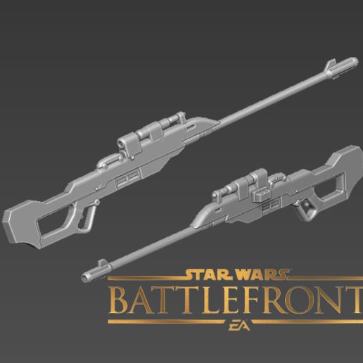 🔫 E-5s Sniper Rifle star wars battlefront・ OBJ File for 3D printing・Cults