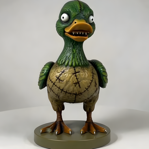 🧟 Zombie Duck・ STL File for 3D printing・Cults