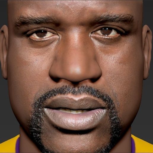 👤 Shaq ONeal bust ready for full color 3D printing・ 3D File for 3D ...