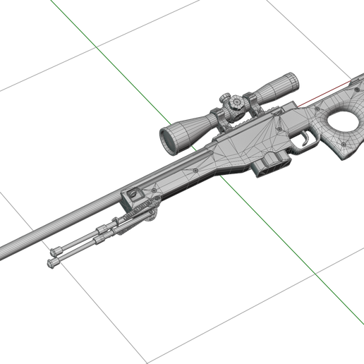 Sparkles #1 AWP Dragon Lore (0.00001111)・ STL File for 3D printing・Cults