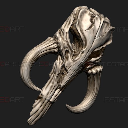 💀 Mythosaur Skull High Quality - Mandalorian Starwars Movie・ 3D File ...