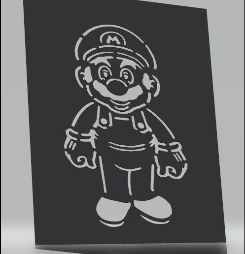 mario stencil printable