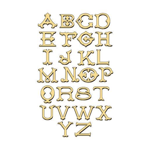 monogram letters to print