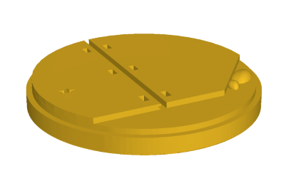 ♟ Base for Shatterpoint style game・ STL File for 3D printing・Cults