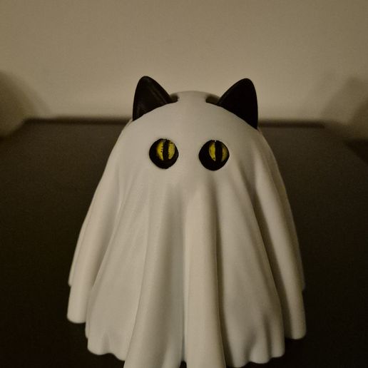 👻 Spooky Kitty Trio - Ghost, Witch & Pumpkin Costume Set・Free STL File ...