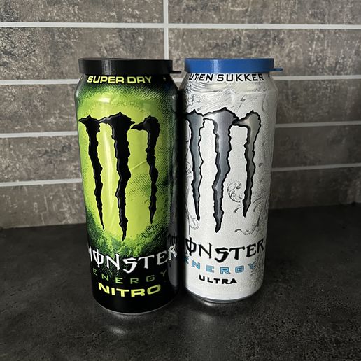 👹 Monster Can Lid・ STL File for ・Cults