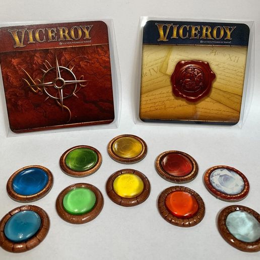 ♟ Viceroy board game gems・Free 3D File for ・Cults