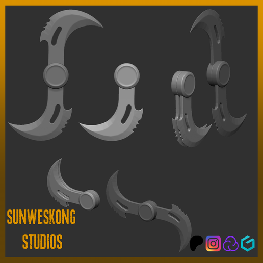 🧛 Blade Blade-rang 1/12・ STL File for 3D printing・Cults