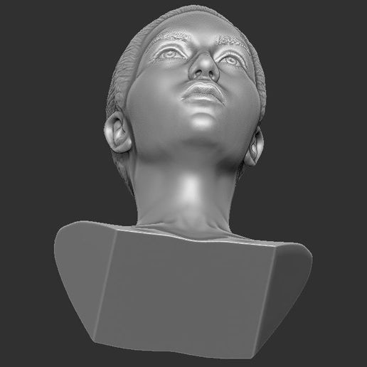 👩 Beautiful woman bust for full color 3D printing TYPE 7・ STL File for ...