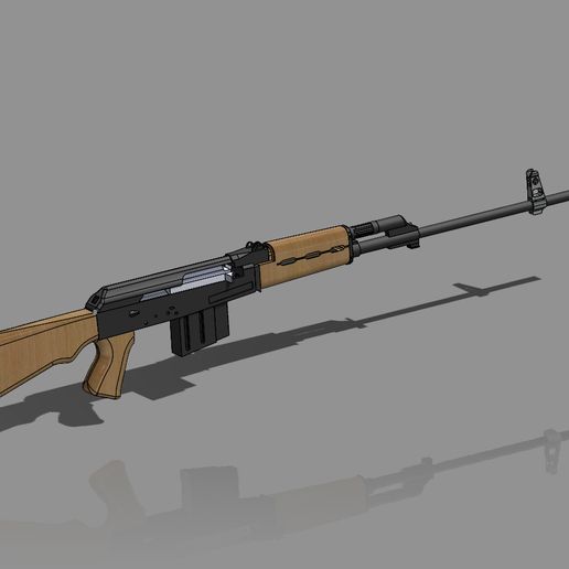 🔫 Airsoft DMR sniper Zastava M76・ STL File for 3D printing・Cults