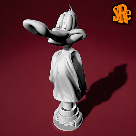 🦆 Daffy Duck Bust URBAN VIBES LOONEY TUNES・ STL File for 3D printing・Cults