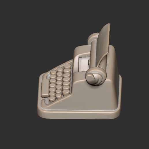 📱 Typewriter・ STL File for 3D printing・Cults