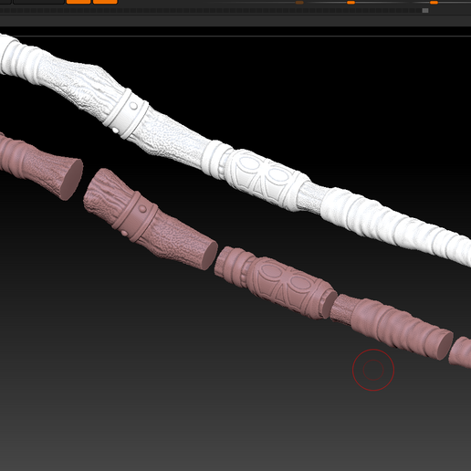 🗡️ FERN MAGICIAN'S STAFF FROM FRIEREN ANIME COSPLAY・ OBJ File for 3D ...