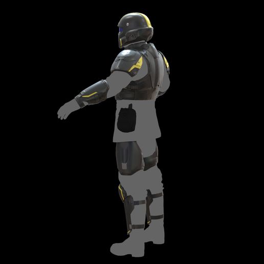 🪖 Helldivers 2 B-01 Tactical Full Body Wearable Armor With Helmet・ 3D ...