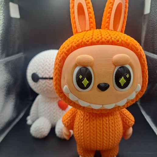 🎁 Labubu - Knitted - Crochet - Multipart・3D Print with the Anycubic ...