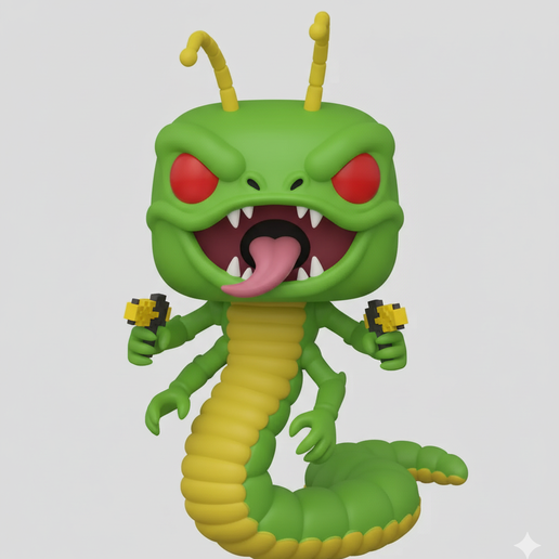 👾 CENTAPEDE FUNKO・ STL File for 3D printing・Cults