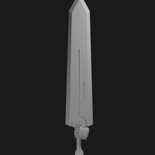 🗡️ Guts Sword Power Weapon・Free OBJ File for 3D printing・Cults