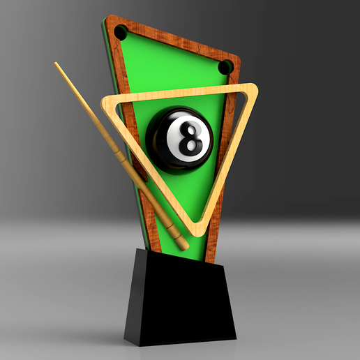 🏆 BILLIARDS TROPHY / BILLIARDS TROPHY・ STL File for 3D printing・Cults