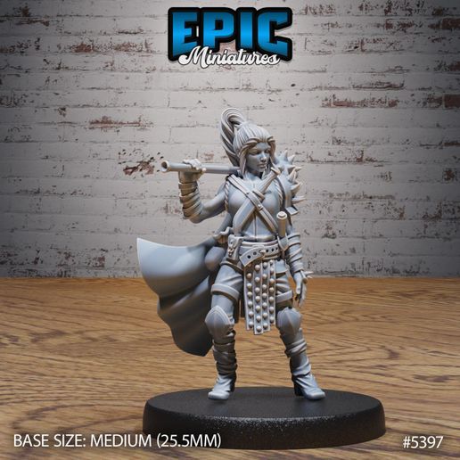 🎲 Bandit Lady ‧ DnD Miniature ‧ Tabletop Miniatures ‧ Gaming Monster ...