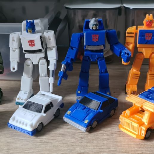 🤖 Throttlebots bundle Altmode and Actionmaster figures・ 3D File for 3D ...