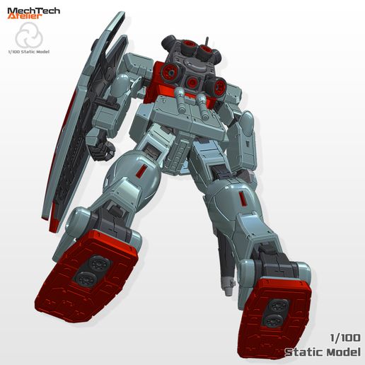 🛰 RGM-79G GM Command / RGM-79GS GM Command Space Type・ 3D File for 3D ...