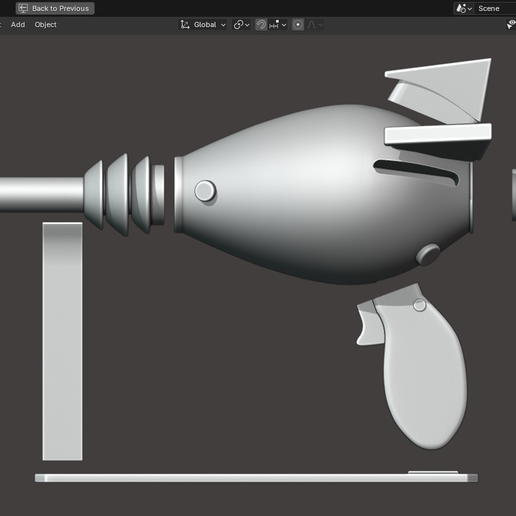 🛸 Retro Ray Gun STL Model — Sci-Fi Weapon for 3D Printing, Blaster ...