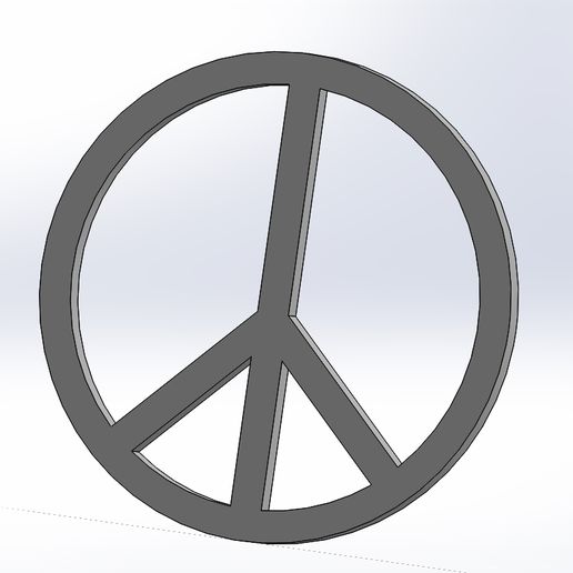 Free 3D file Peace and love (with hole) ☮️ ・3D print model to download ...