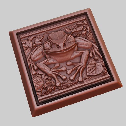 3D file Frog Animal 3D Model for CNC Router Laser & 3D Printer 🐸 ・3D ...