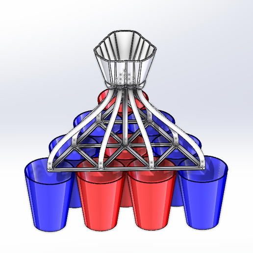 🍺 Beer pong funnel・ STL File for 3D printing・Cults