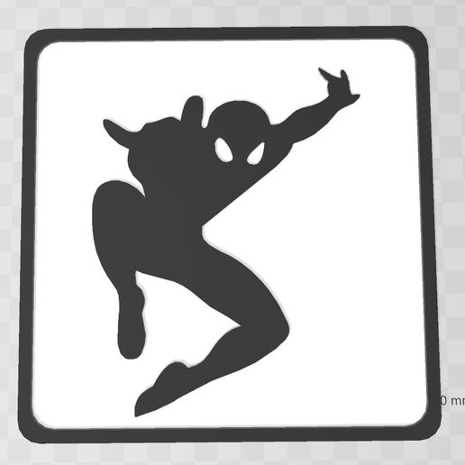 🦸‍♂️ Spiderman 2d wall art・ 3MF File for 3D printing・Cults
