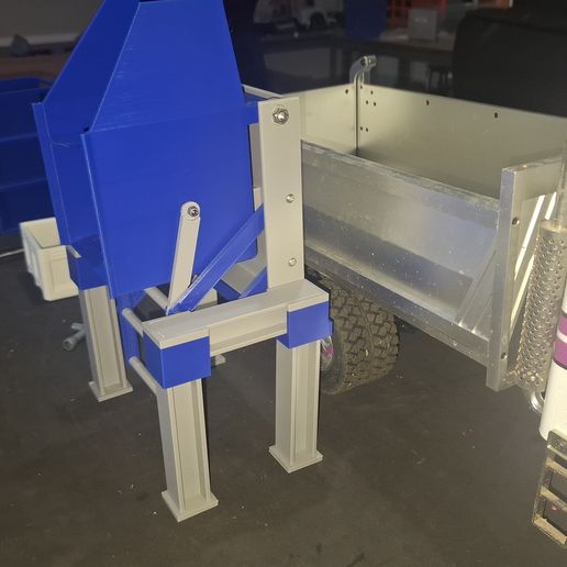 🚐 1/14 Bulk Bin Tipper・ 3D File for 3D printing・Cults
