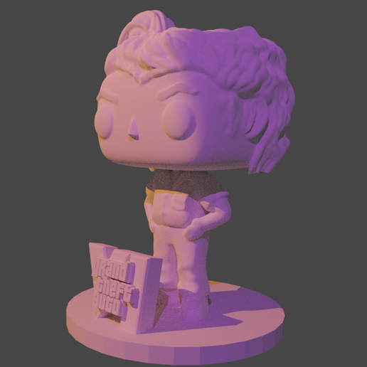 STL file Grand Theft Auto VI (GTA 6) Lucia - Funko pop figure 👾 ・3D ...