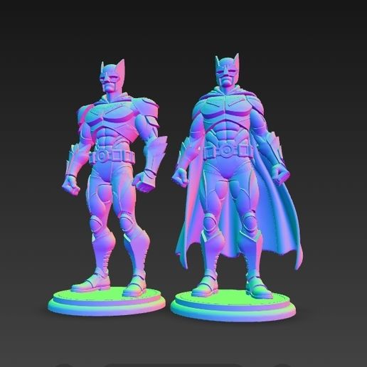 🧸 Armored Batman Figures 3D Printable Display Models・ STL File for 3D ...