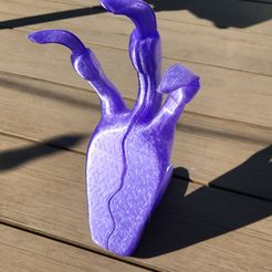 3D printed objects made with Transparent purple PLA+ by Sunlu filament ...