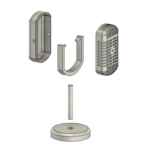 🎤 Microfono - Microphone・Free STL File for 3D printing・Cults