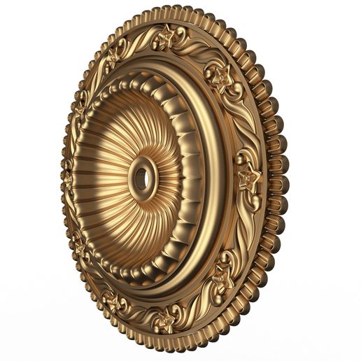 3D file Ceiling Rosette 013 🏵️ ・3D printing model to download・Cults