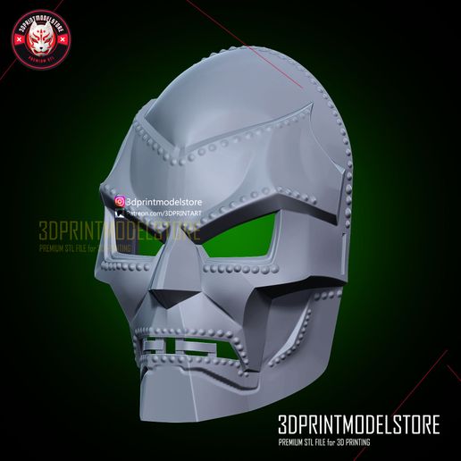 🩺 Dr Doom Mask - Marvel Doctor Doom Helmet - FREE STL - Cosplay Props ...