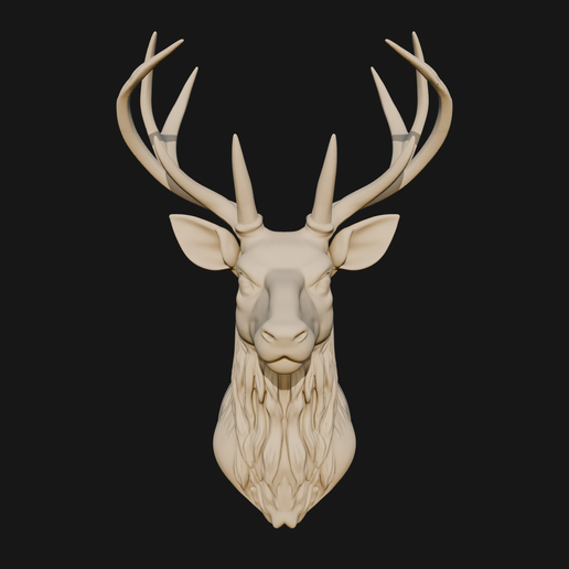 🦌 Deer Head Bust 3D STL Printable - Dinosaur 3D Model STL・Archivo STL ...