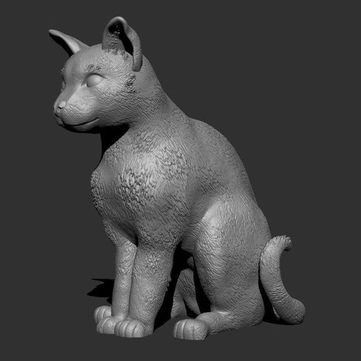STL file DOMESTIC CAT - CAT 🐱 ・3D printing model to download・Cults