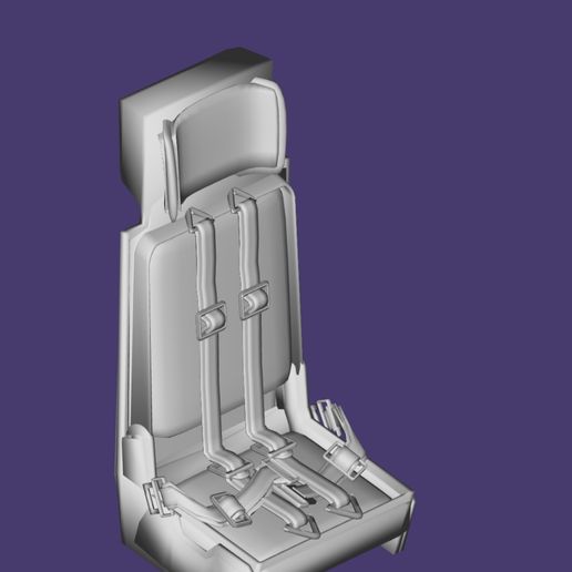 ️ Aircraft seat kit.・Free OBJ File for 3D printing・Cults