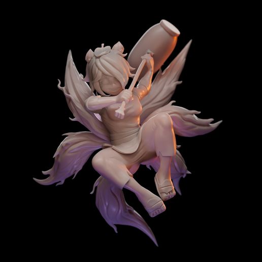 🦸 Brawlhalla Yumiko Figure 3D・ 3D File for 3D printing・Cults