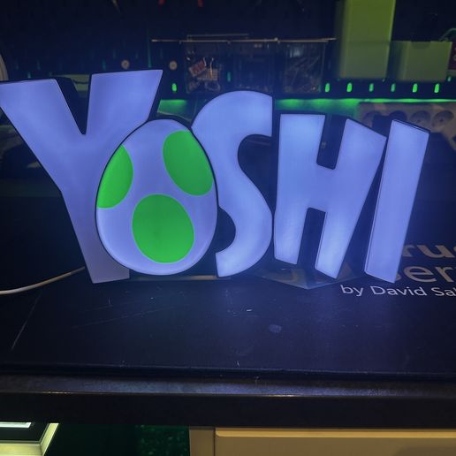 STL file Yoshi Led light 📦 (3MF)・Design to download and 3D print・Cults