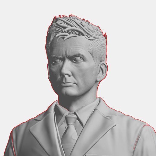 ️ David Tennant 10th Doctor - Doctor Who・ 3D File for 3D printing・Cults