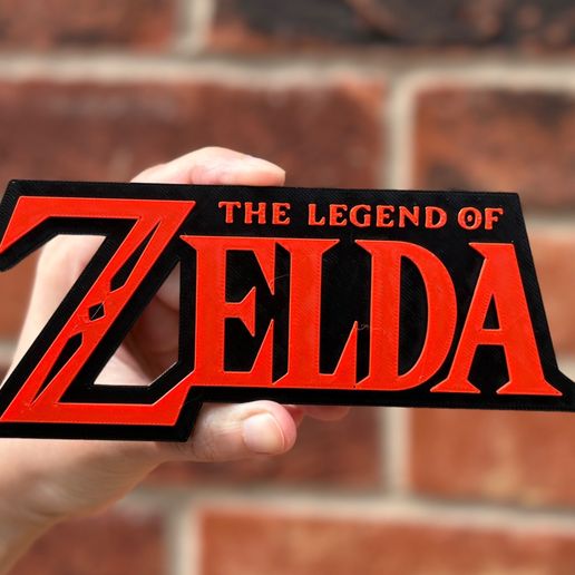 3MF file zelda logo sign 🎨 ・3D printing design to download・Cults