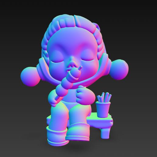 💀 SKULLPANDA Warmth Series - Taste From the Memory・ STL File for 3D ...