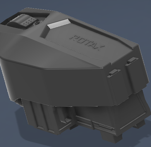 🔋 ROTAX EVO battery case・ OBJ File for 3D printing・Cults