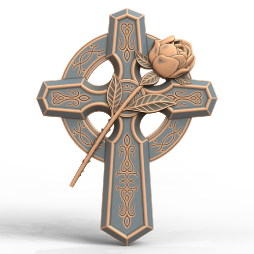📁 3D Model STL File for CNC Router Laser & 3D Printer 0202. Cross・文件用于 ...