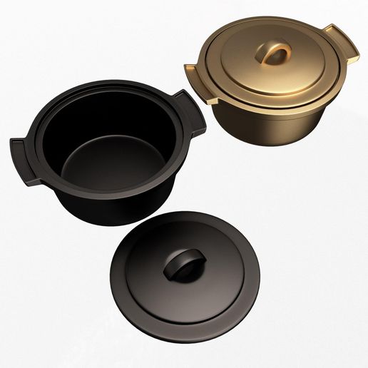3D file Cooking Pot 🍳 ・3D printing model to download・Cults