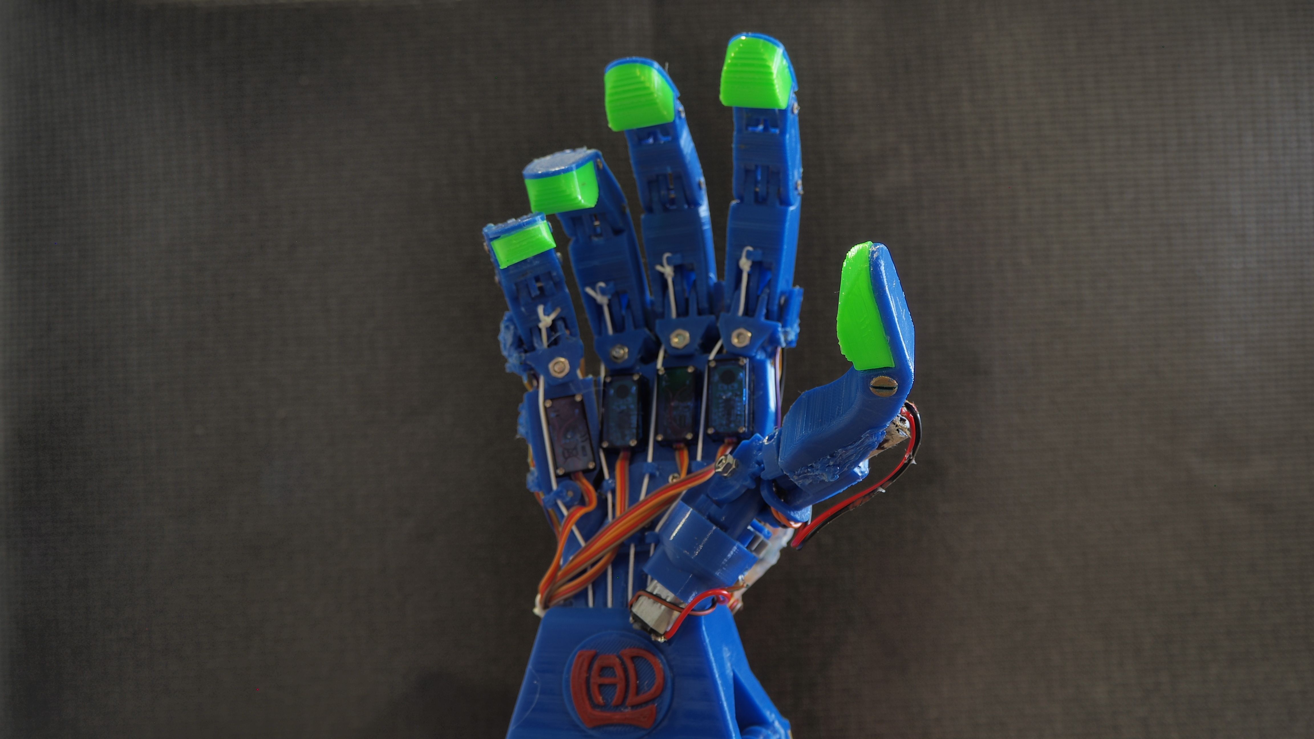 3D file LAD ROBOTIC HAND, COMPLETE KIT (ARDUINO CODE AND INSTRUCTIONS ...